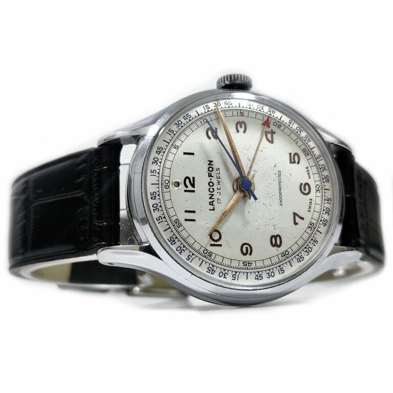 1960's Lanco-Fon Alarm Wrist Watch - Wrist Men Watches